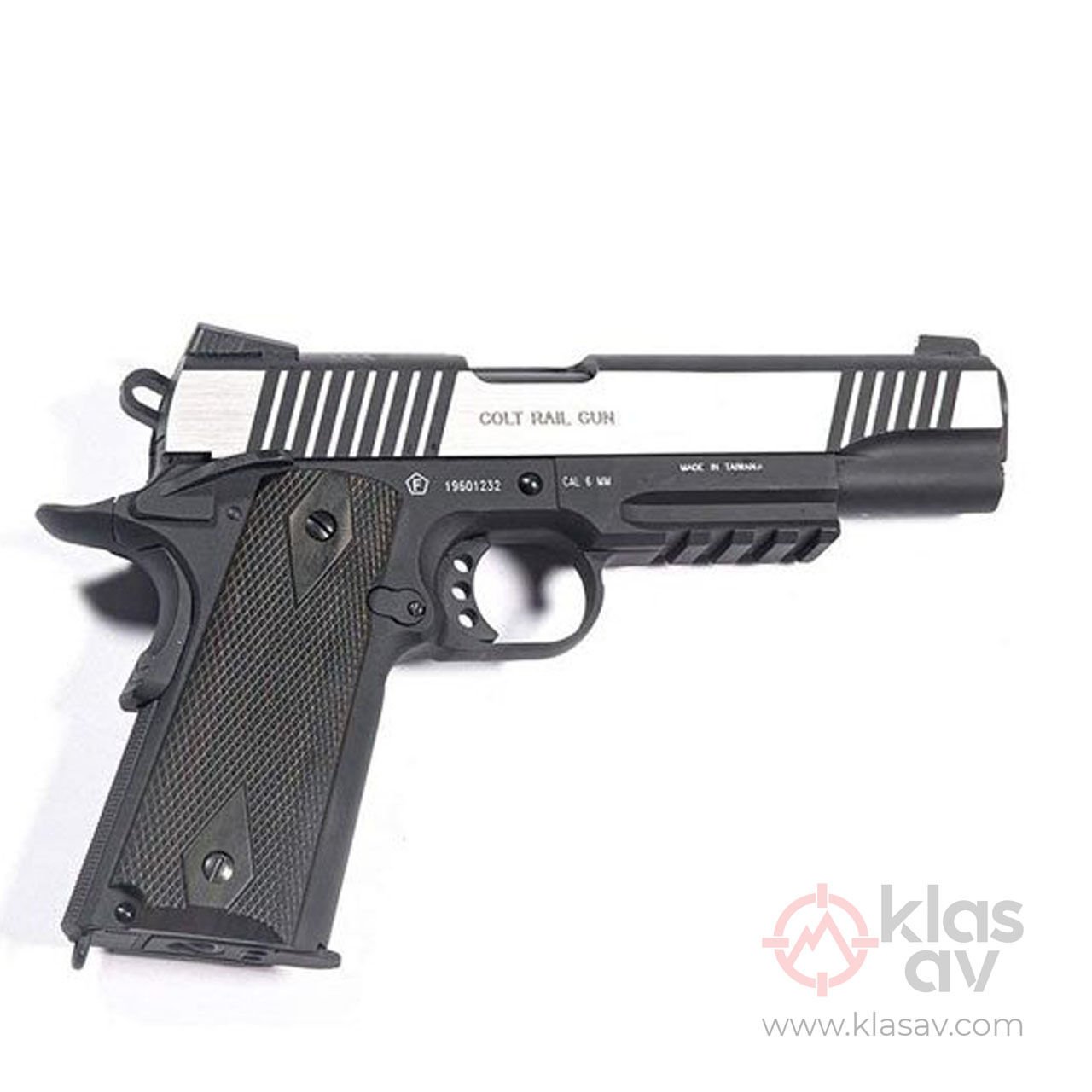 CYBERGUN Colt 1911 GBB Dual Tone Airsoft Tabanca - Klas Av
