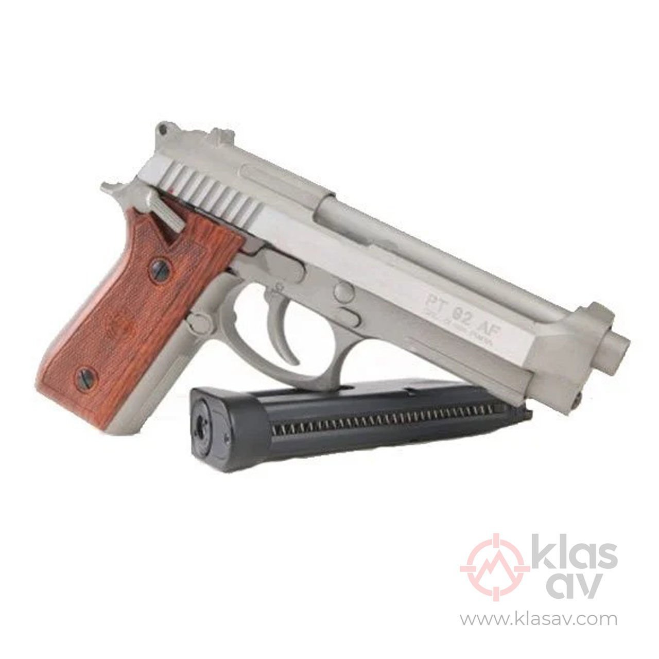 CYBERGUN Taurus PT92 GBB Gümüş Airsoft Tabanca - Klas Av